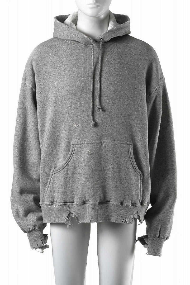 FULLCOUNT FADING DOUBLE FACE SWEAT HOODIE (GRAY)'s product page - LOOM ...